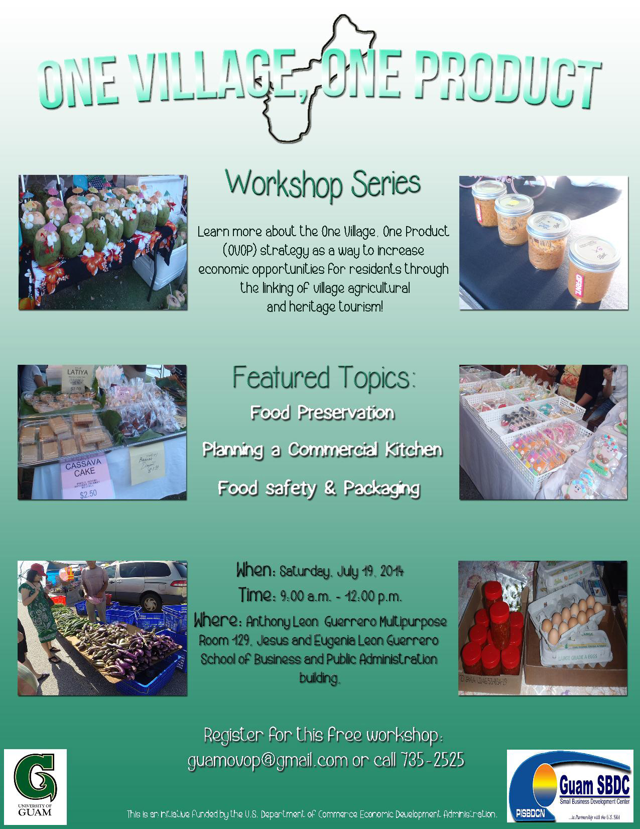 July Community Events: 2014 - Farm to Table Guam Corp.