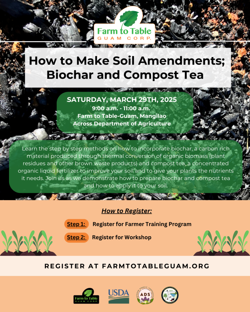 Upcoming Workshop 3/29/25: How to Make Soil Amendments; Biochar and ...